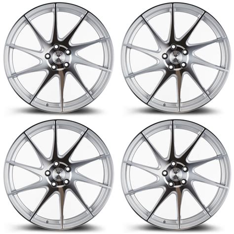 18 Aodhan Ah09 Silver Wheels Rims For Benz Audi Honda Tesla Toyota Su Hyperace Wheels