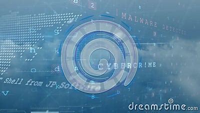 Animation Of Scope Animation Animation Of Animation Of Scope Scanning And Data Processing Stock