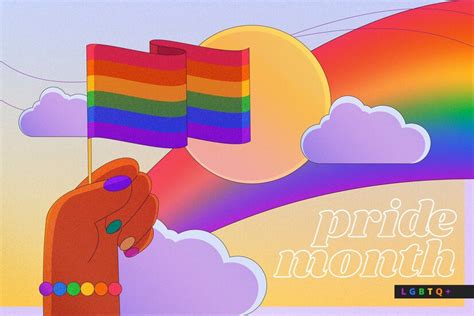 그라데이션 프라이드 월 Lgbt 배경 무료 벡터