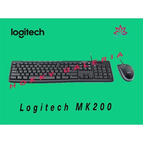 Jual Logitech Mk200 Combo Keyboard Mouse Kota Surabaya Hokky Galeria Tokopedia