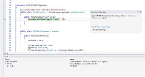 Wpf Constructor Crash Rhino Developer Mcneel Forum