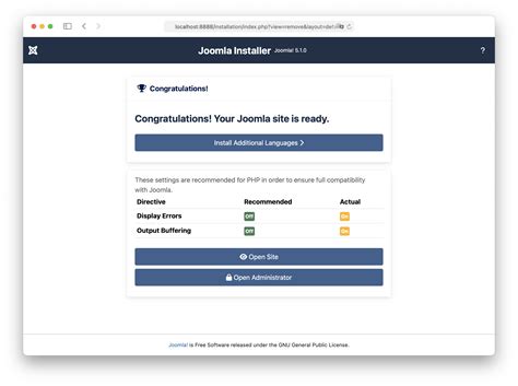 Mamp Mac Documentation Faq How Do I Install Joomla