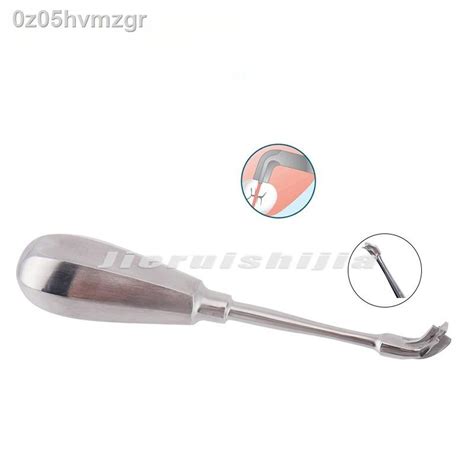 Dental Crown Spreader Drill Dental Restoration Forcep Metal Handle Non Slip Dental Root Elevator