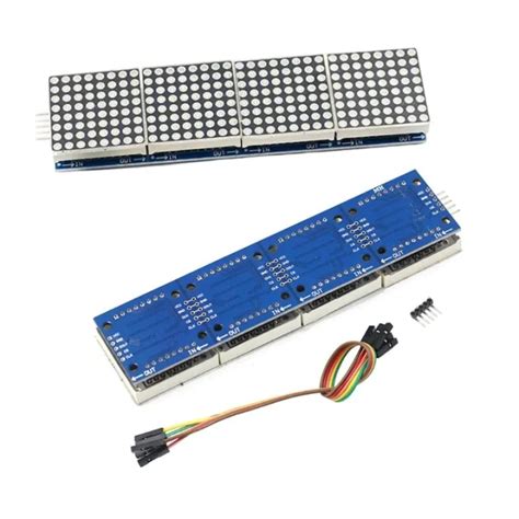 Compact Max7219 Dot Matrixs Module 4 In 1 Integrated Display Supporting