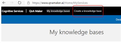 Azure Qna Maker Bot Microsoft Informational Bot