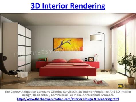 Ppt 3d Rendering For Interior Design Powerpoint Presentation Free