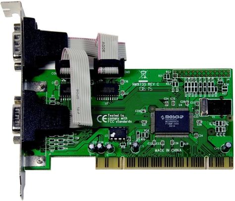 Syba Sd Pci 2s 2 Port Db9 Serial Pci 32 Bit Card Electronics