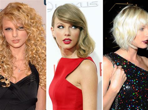 Taylor Swift Curly Hair With Bangs