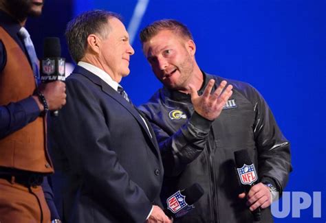 Photo Patriots Bill Belichick At Super Bowl Opening Night In Atlanta