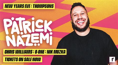 New Years Eve Ft Patrick Nazemi Ibiza Rocks At Thompsons Garage Belfast On Tue 31 Dec 2024