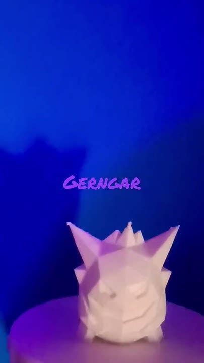 Gengar3d Without Supports Thingiverseimpresion3d 3dprintender3v2
