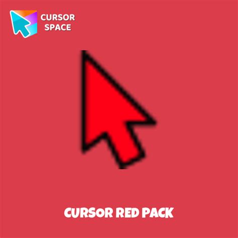 Custom Cursor Cursor Red Pack Cursor Space