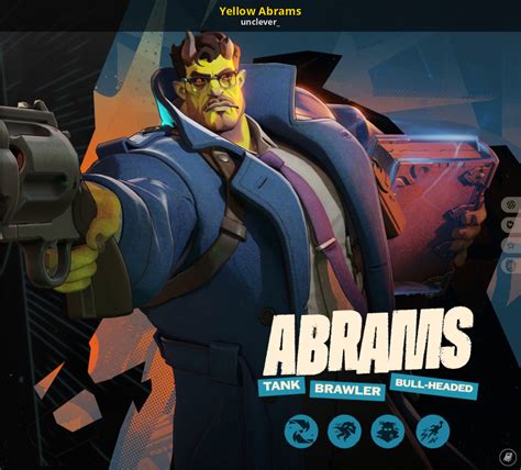 Yellow Abrams Mod For Deadlock Dl Mods