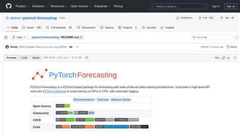 Github Pytorch Forecasting Featuresalternatives Toolerific Github Pytorch Forecasting Featuresalternatives Toolerific