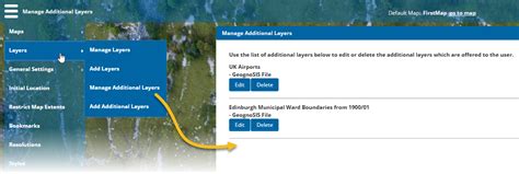 Manage Additional Layers