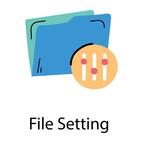Trendy File Setting 17169311 Vector Art At Vecteezy