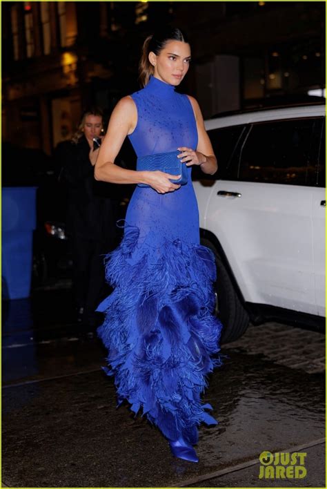 Kendall Jenner Blue Dress
