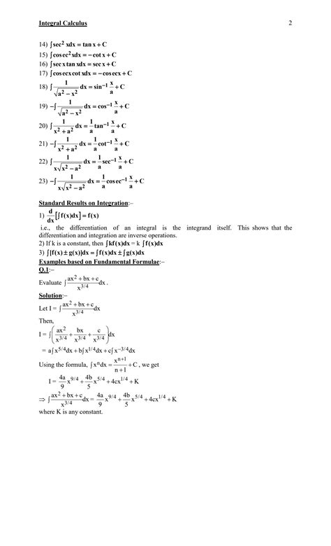 SOLUTION Simplified INTEGRAL CALCUS I Studypool