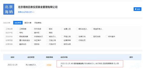 胡海泉出事？刚卸任法人，旗下基金公司又被强制执行超2000万元凤凰网