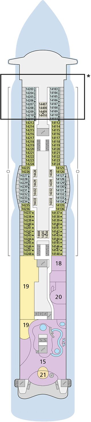 Aidaperla Deckplan And Kabinen Plan