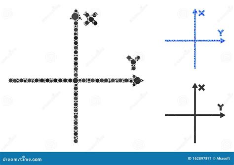 Cartesian Axes Composition Icon Of Circles Stock Illustration Illustration Of Filled Algebra