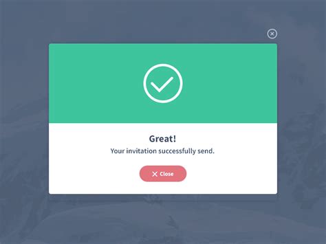 action success modal by jawad s dribbble