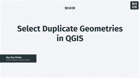 Select Duplicate Geometries In A Single Layer In Qgis Youtube