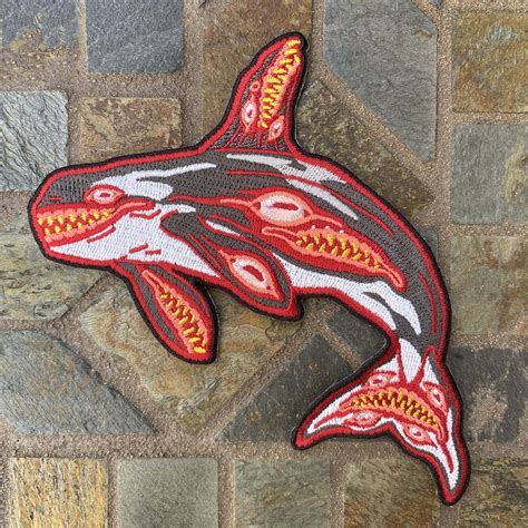 All Seeing Orca Patch Hannah Comstock