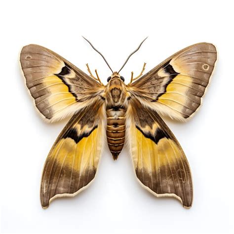 Premium Ai Image Corn Earworm Moth Capturing Its Dull Yellowbrown W