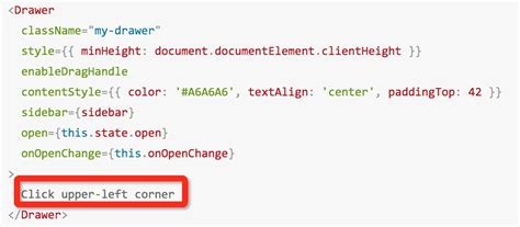 React在移动端中使用antd Mobile的dreawer抽屉组件踩坑记录 你不知道的巨蟹 博客园