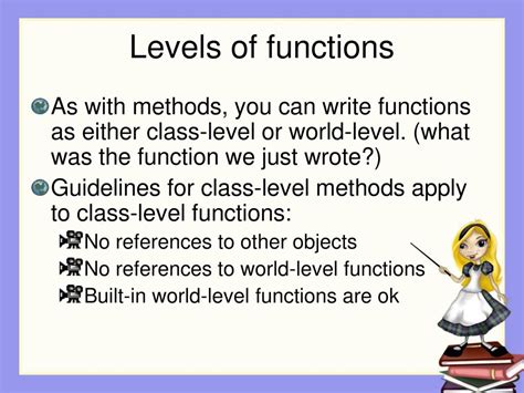 Learn About Functions In Alice Ppt Download