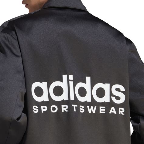 Adidas Mens Adidas Long Sleeve Coach Jacket Black