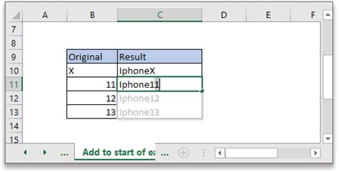 Excel Add Text And Number Into Specified Position Of Cell