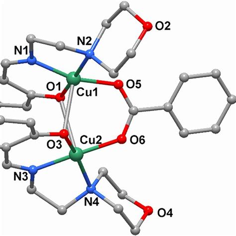 Molecular Structure Of The Complex Cation Of 1 Clo4⁻ Anion And Lattice