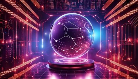 Cyber System Background Premium Ai Generated Image