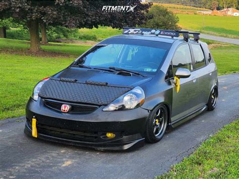 2007 Honda Fit Sport With 15x8 Kansei Tandem And Toyo Tires 195x40 On Air Suspension 2730655