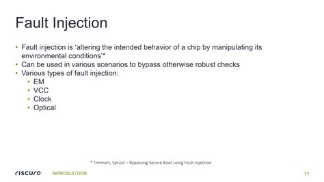 Using Fault Injection Attacks For Digital Forensics Ppt