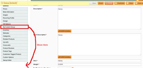 Magento 19 How To Move Attribute Group At Last On Product Edit Page