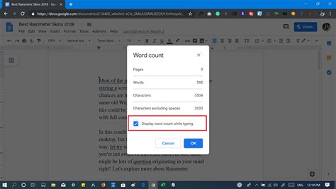 How To Check Word Count On Google Docs Updated Steps