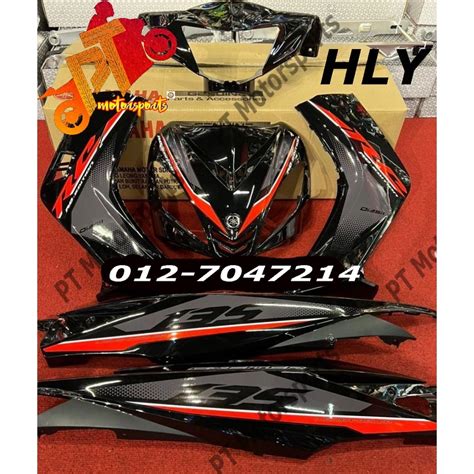 Yamaha Lc 135 V1 Cover Set Black Dark Purple Hijau Lumut Exciter Rc Edition Grey Red Hijau