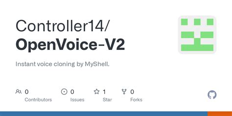 github controller14 openvoice v2 instant voice cloning by myshell