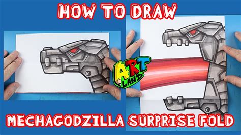 How To Draw MECHAGODZILLA SURPRISE FOLD YouTube