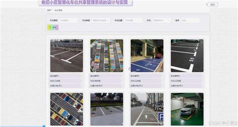 Springbootvue老旧小区智慧化车位共享管理系统的设计与实现【程序论文开题】 计算机毕业设计智慧停车v30 Pom Csdn博客