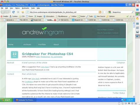 Css Grid Layout W Blueprint Css Pdf Web Design And Html Internet