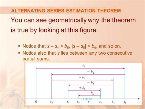 Alternating Series Estimation Theorem Review For Final