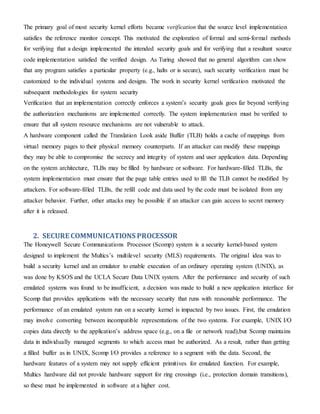 Kernel Security Of Systems DOCX