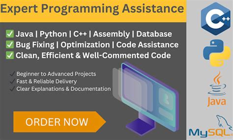 Help You With Programming Tasks In Java Python Cpp And Assembly By Techienaseem Fiverr