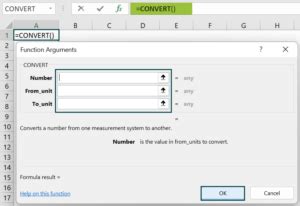 CONVERT Function In Excel Formula Examples How To Use