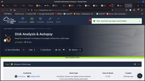 akshay katoch on linkedin tryhackme diskanalysis autopsy ctf