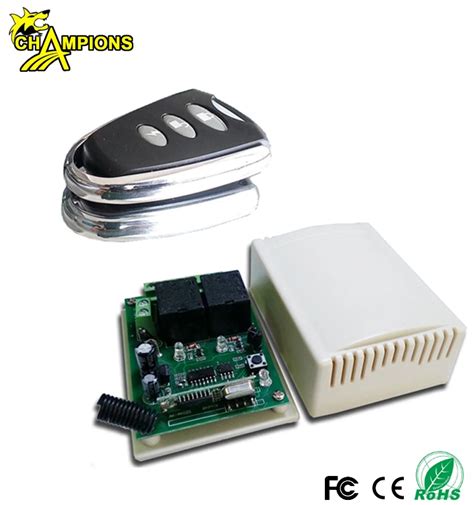 Mhz Long Range RF Wireless Transmitter Receiver For Garage Door